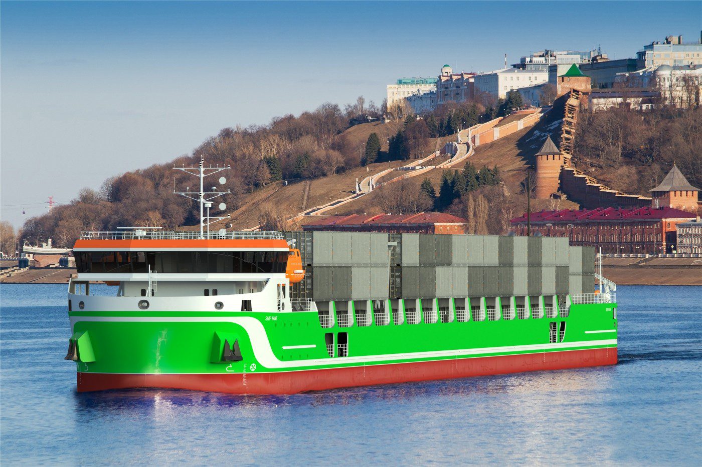 Construction of new container ship for North-South transport corridor ...
