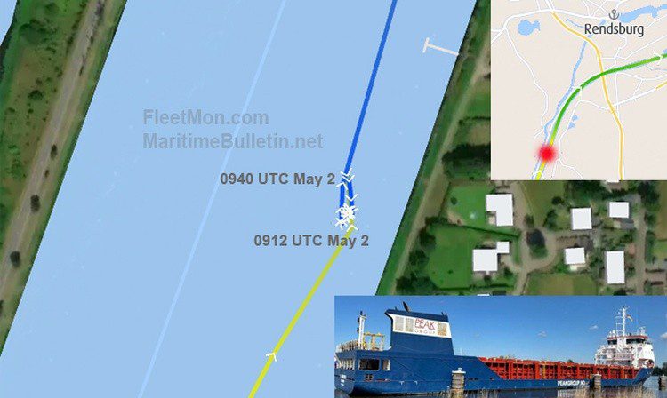Dutch freighter contacted bollards in Kiel Canal | World Ports Organization