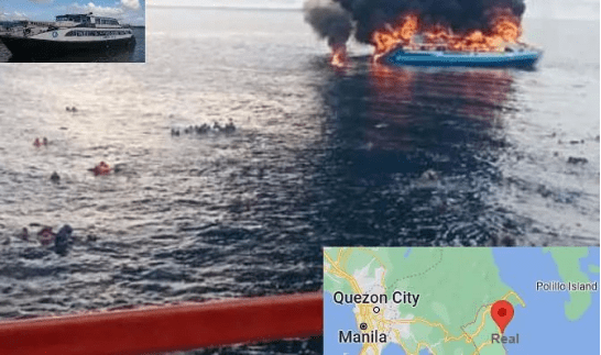 Philippine ferry caught fire caused at least seven people died | World ...