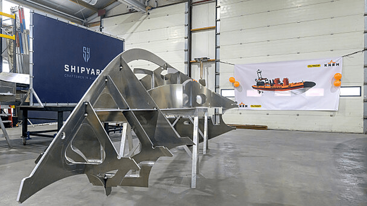 Palfinger lays keel for prototype rescue boat | World Ports Organization