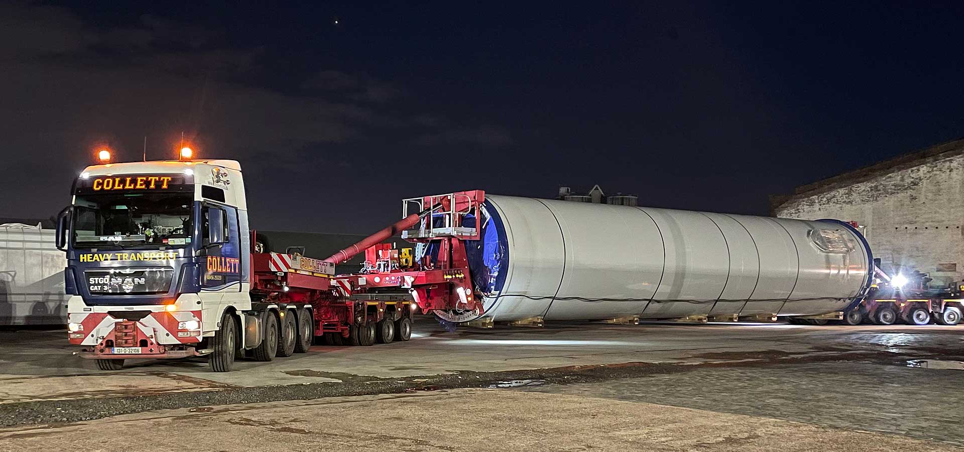Cumberhead wind farm components delivered to project site | World Ports ...