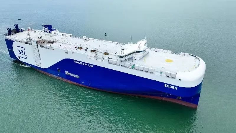 SFL welcomes first LNG dual-fuel PCTC from GSI | World Ports Organization
