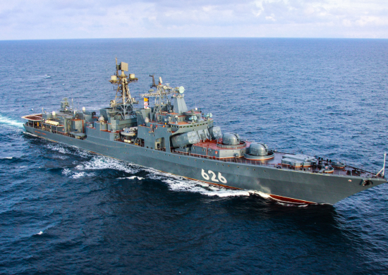 Navy’s Northern Fleet’s group starts the final phase of its mission in ...