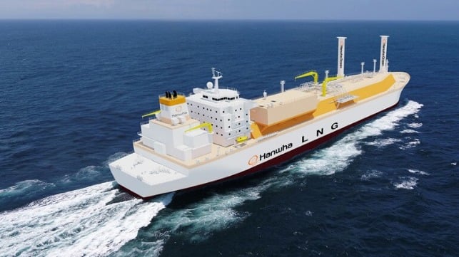 Hanwha Ocean Receives Design Approval for Large LNG Carrier | World ... Hanwha Ocean Receives Design Approval for Large LNG Carrier | World ...