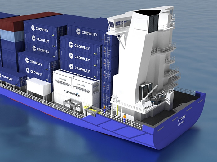 Crowley to pilot Carbon Ridge carbon capture on containership | World ...